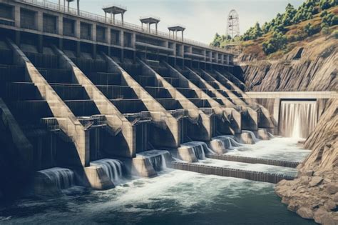 Premium Photo River Dam