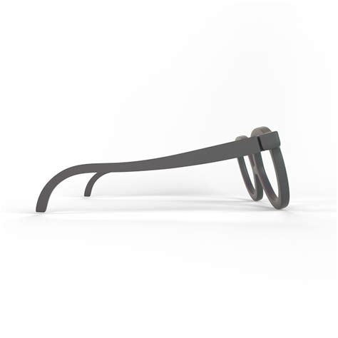 Premium Photo Glasses Perspective Side With White Background