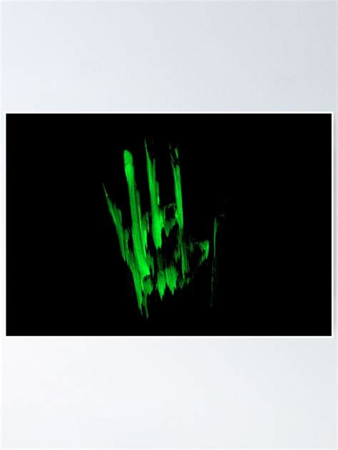 Phasmophobia Fingerprints Poster For Sale By Novocainart Redbubble