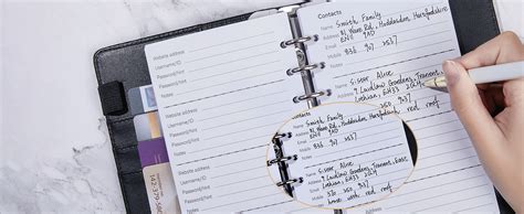 Binder Password Book With Alphabetical Tabs Password Keeper Books For Internet Log