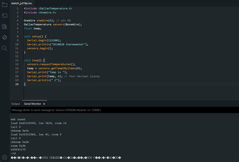 Esp8266 Cant Detect Ds18b20 Temperature Sensor Sensors Arduino Forum