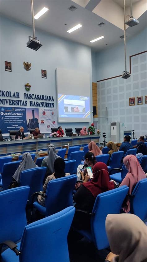 The Graduate School Hasanuddin University Organized A Guest Lecture On The Cross Discipline