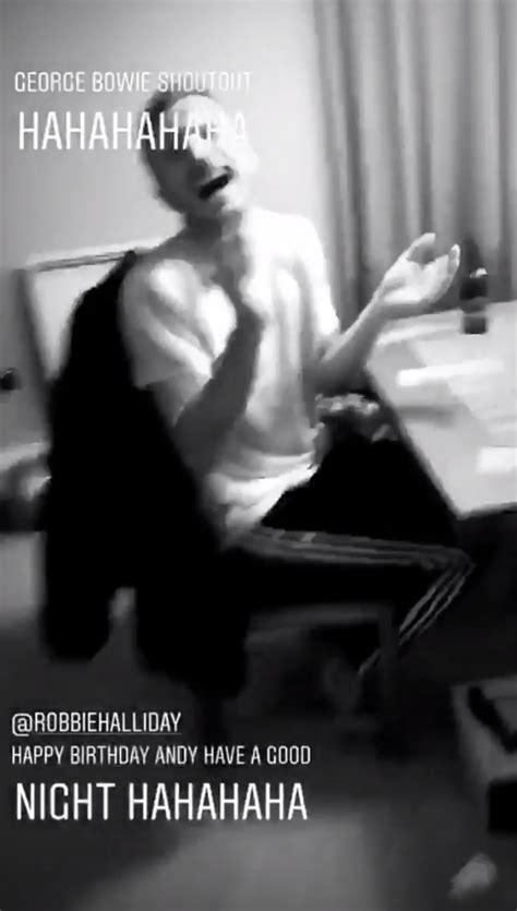 Hysterical Moment Rangers Ace Andy Hallidays Girlfriend Goes Nuts As