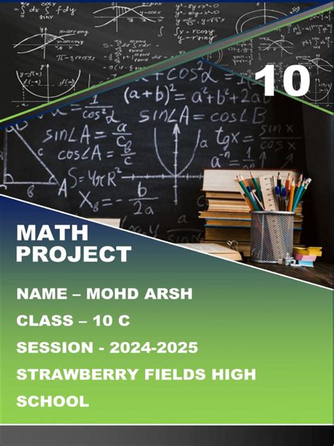 Class 10th Maths Project Pdf Class 10th Maths Project Pdf