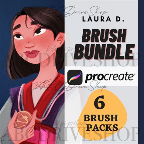 Jual Procreate Brush 6 Brush Pack Bundle Set Procreate Brushes Update Premium Brush