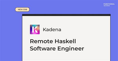 functional works on linkedin remote haskell software engineer kadena