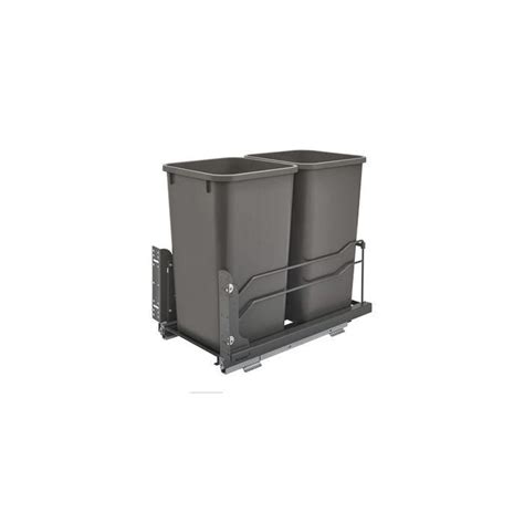 Rev A Shelf 53WC Polymer Double Pull Out Waste Container
