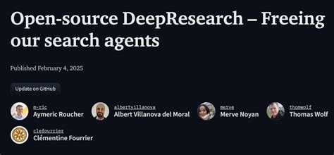 👋 open deep research by huggingface openai s deep research a system… mohit mayank
