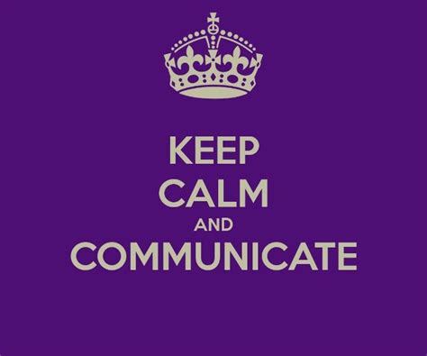 Picture Communication Stay Calm