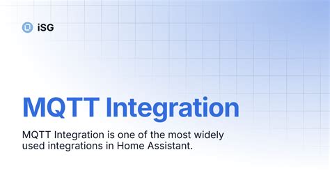 Mqtt Integration Isg