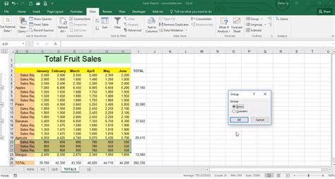 Admnexc309105 Excel Training Learn To Manually Group Data Showezy Excel And Xero Short