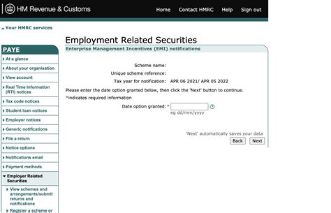 How To Notify Hmrc About The Granting Of An Emi Option