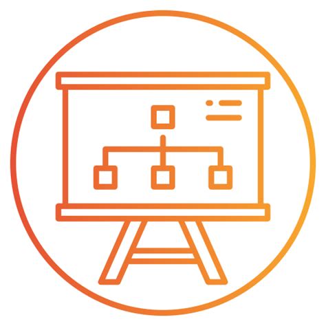 Flowchart Generic Gradient Outline Icon