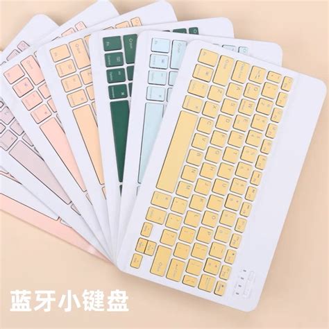 Jual Keyboard Bluethooth Macaron Gemoy Kotak Super Slim 10 Inch Bluethooth 3 0 No Delay Shopee
