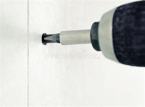 Fastening Drywall Stock Image Image Of Contemporary 22603149