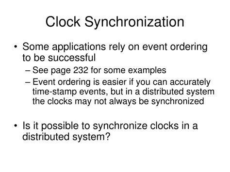 Ppt Synchronization In Distributed Systems Powerpoint Presentation Free Download Id3740466