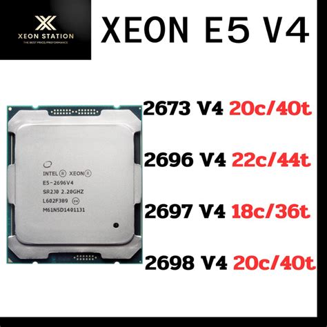 ⭐️ถูกที่สุด⭐️ ซีพียู Cpu Xeon E5 V4 2673 2696 2697 2698 V4 Shopee Thailand