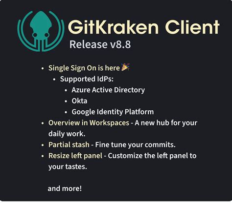 gitkraken 📢 gitkraken client v8 8 is here 🔑 single facebook