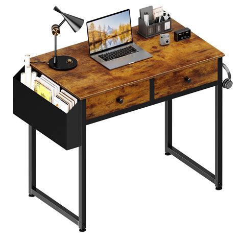 Stories Small Computer Desk With Drawers For Bedroom Inch Home Office Desk With Storage