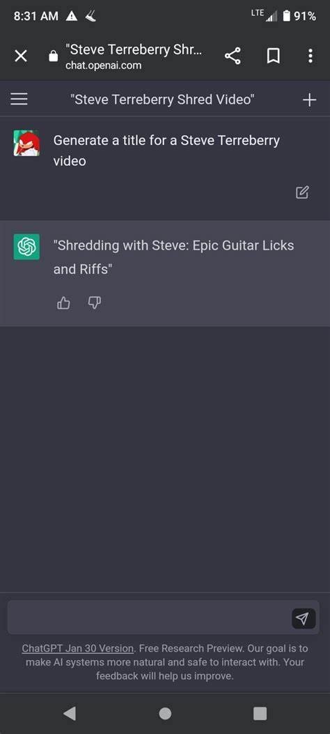 Chatgpt Never Disappoints Rsteviet