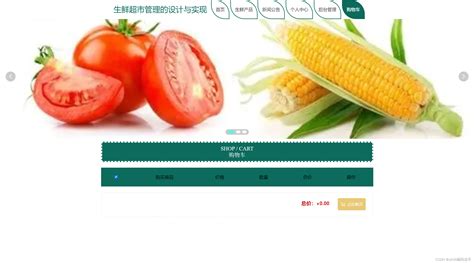 计算机毕业设计生鲜超市管理的设计与实现 生鲜超市的毕设 CSDN博客