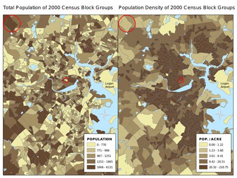 GIS Map Catalog Standardized Choropleth Map