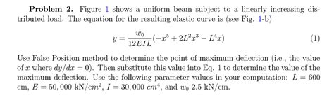 solved problem 1 use bisection method to determine the