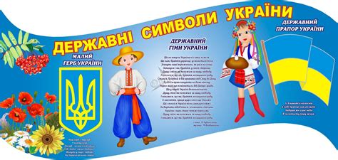 Стенд «Державні символи України