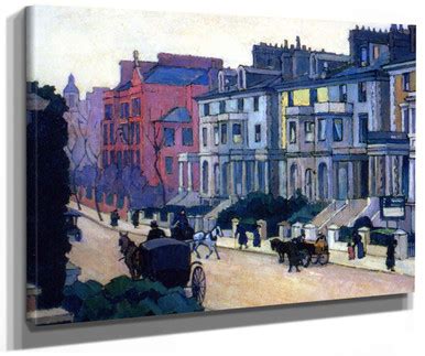 From The Artists Window By Robert Bevan Art Reproduction