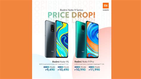 Xiaomi Redmi Note 9 Pro 9S Get Price Drops YugaTech Philippines Tech News Reviews