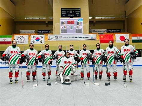 پیروزی اسکیت هاکی زنان ایران برابر کره‌جنوبی