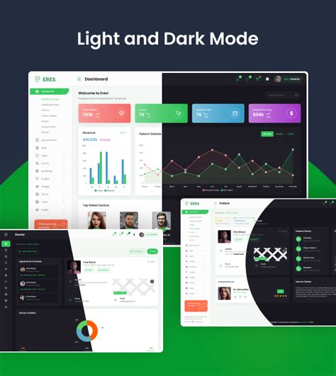 Eres Django Hospital Admin Dashboard Bootstrap Template Graphicfort