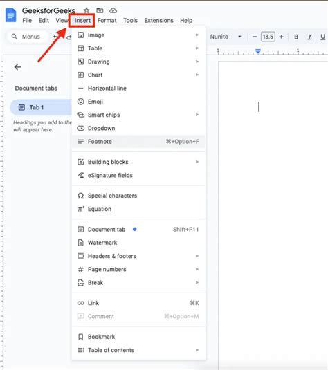 How to Add Headers in Google Docs [Full Guide] | GeeksforGeeks