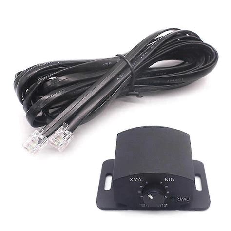 Amplifier Replacement Bass Knob Control Remote 6pin Subwoofer Remote Volumes Adjustment Control