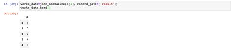 Python Jsonnormalize Gives Character By Character Result Stack