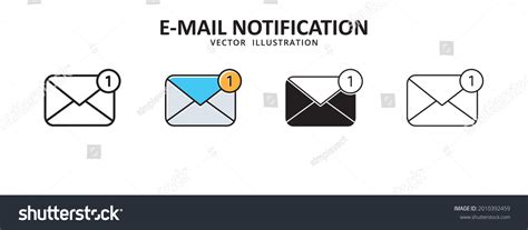 Inbox Mail Email Envelope Message Unread Stock Vector Royalty Free Shutterstock