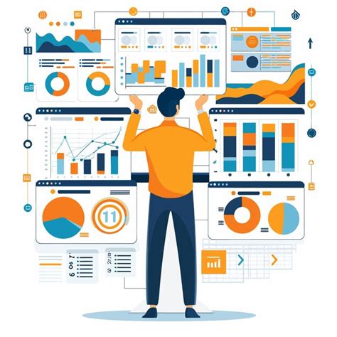 Premium Vector Data Visualization Vector Illustration