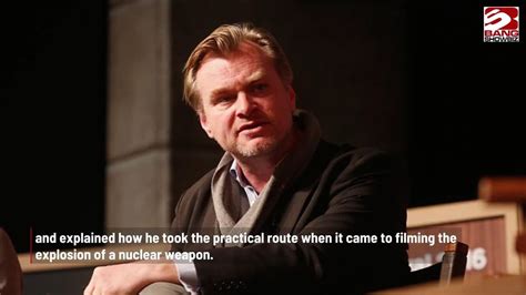 Christopher Nolan Says He Recreated A Nuclear Explosion Without Cgi And
