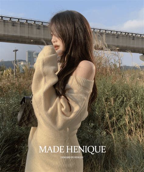 히니크 🚀[자체제작] 155cm 피오르 오프숄더 미니ver 5 Color