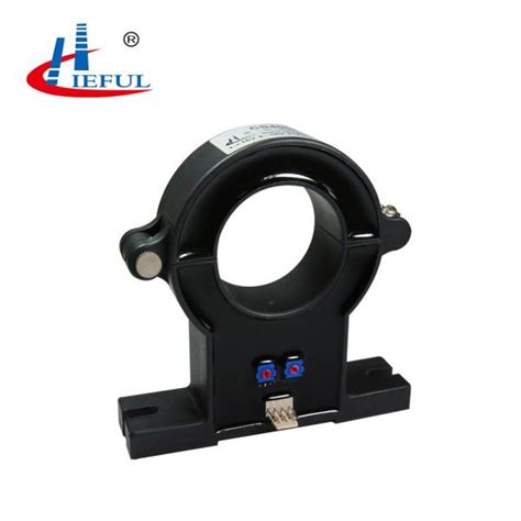 black open loop split core current sensor for measuring ac dc pulsed