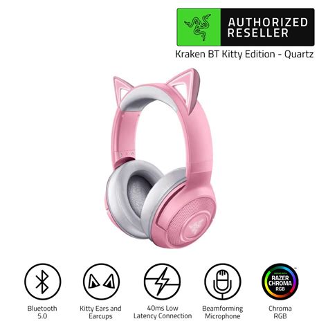 Razer Kraken BT Kitty Edition Wireless Bluetooth Headset with Razer ...