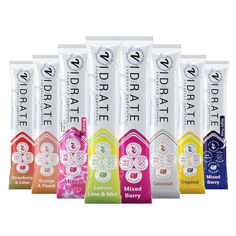 Vidrate™ Zero Sugar Hydration Sachets With Vitamins And Electrolytes