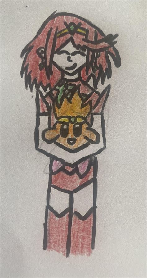 Here‘s My Very Mediocre Drawing Of Pyra And Fire Kirby R Xenoblade