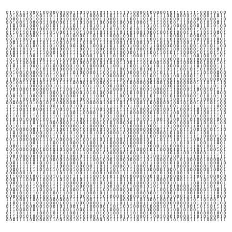 Premium Vector Design Elements Binary Computer Code Halftone Pattern Dark Background Vector