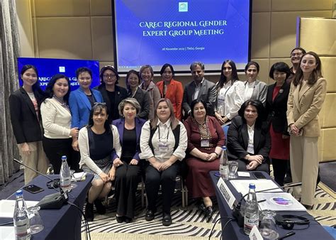 Carec Regional Gender Expert Group Rgeg Annual Meeting 2023 Carec