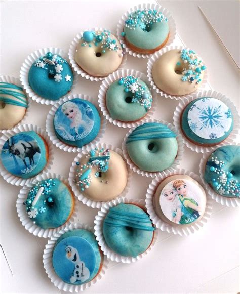 Frozen Theme Mini Donuts Artofit