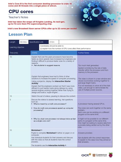 04 teachersnotes cpu cores pdf pdf multi core processor central