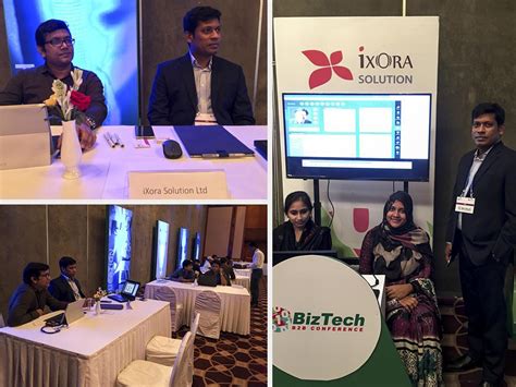 ixora solution ltd participation in biztech b2b conference