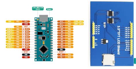 Arduino Nano Every To TFT Shield Wiring And Library Help Please R Arduino