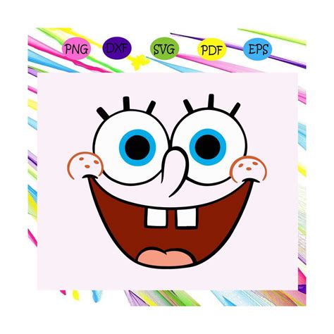 Spongebob Squarepants Large Smiling Face Spongebob Svg Spo Inspire Uplift